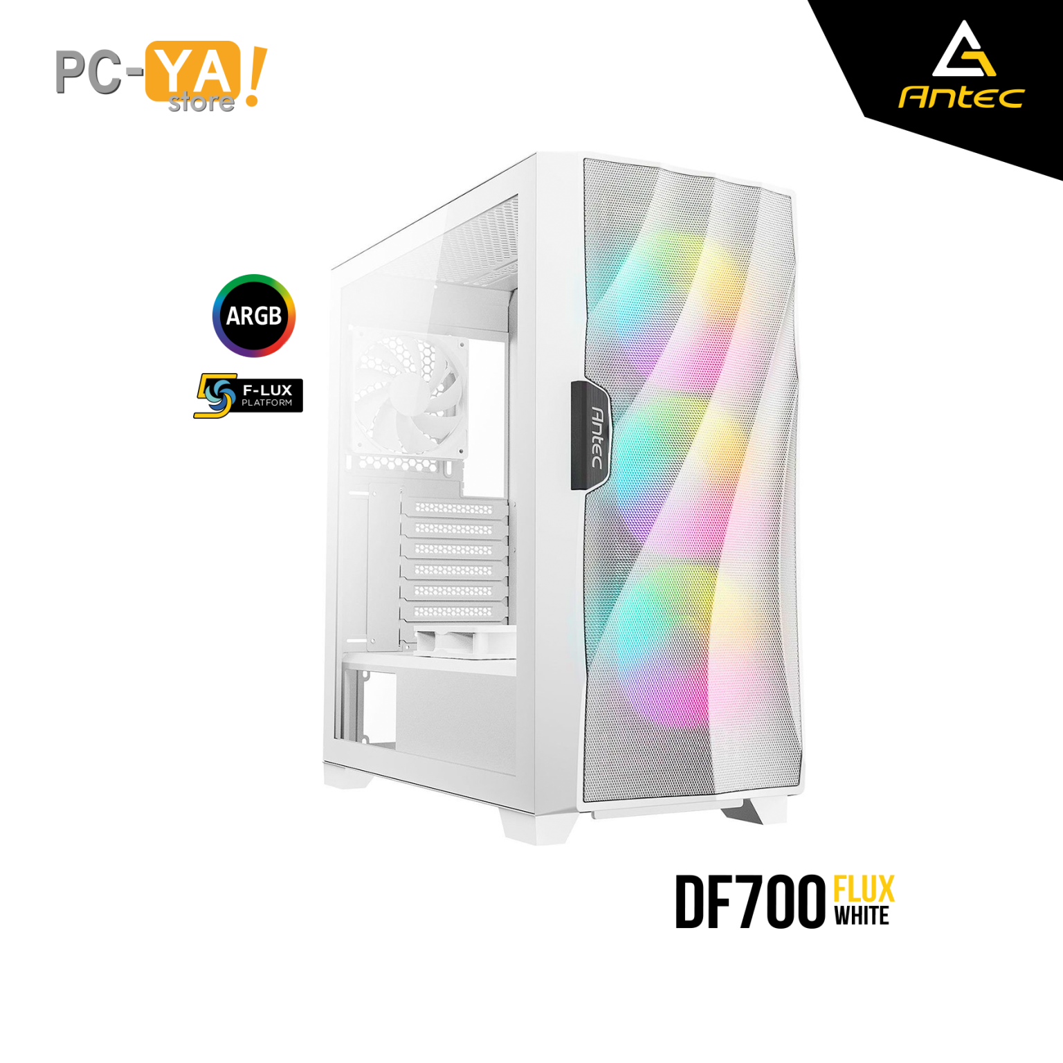 CASE ANTEC DF700 FLUX ATX ARGB FANx5 VIDRIO TEMPLADO DESLIZANTE S/N ...